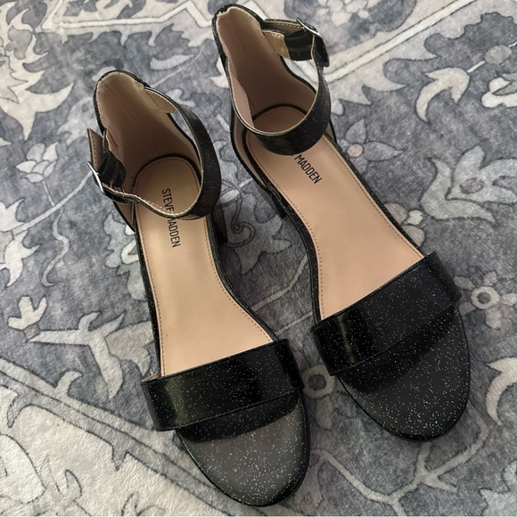 Steve Madden | Shoes | Steve Madden Womens Carrson Glossy Black Rainbow ...
